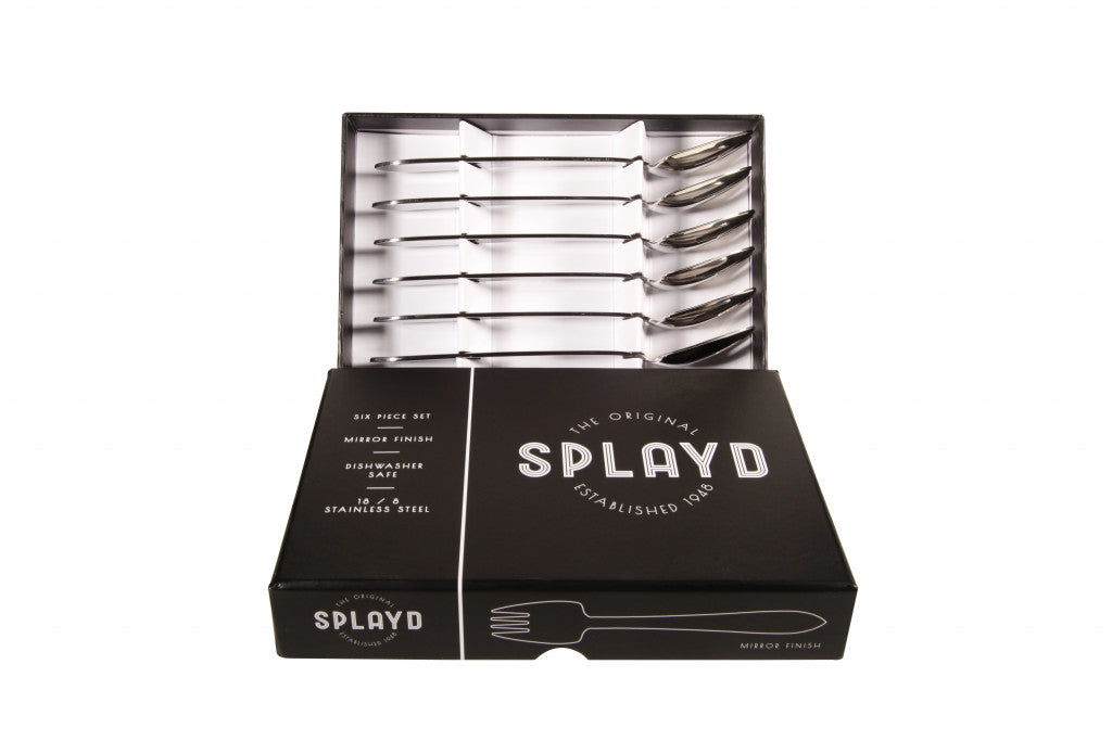 Splayd Black Label Stainless Steel Mirror Set of 6